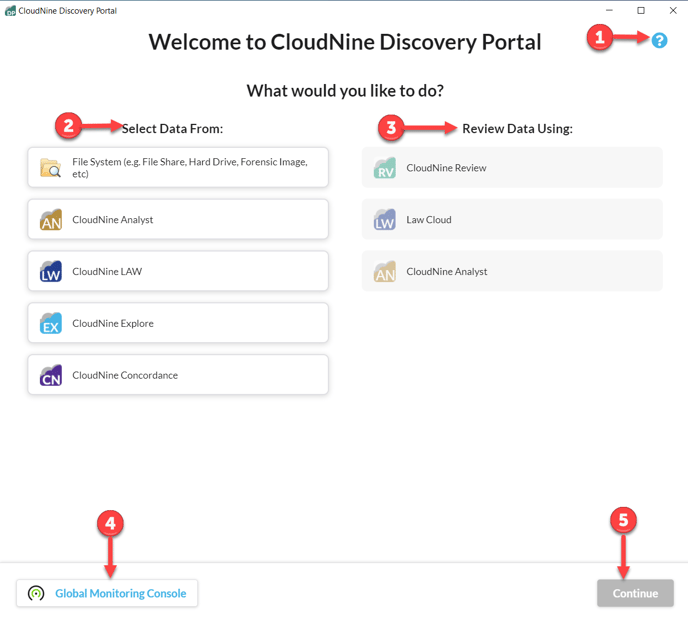 Welcome to CloudNine Discovery Portal